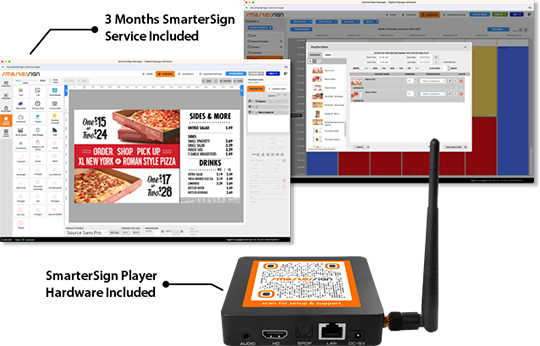Digital Signage Smarter Bundle – SmarterSign Digital Signage